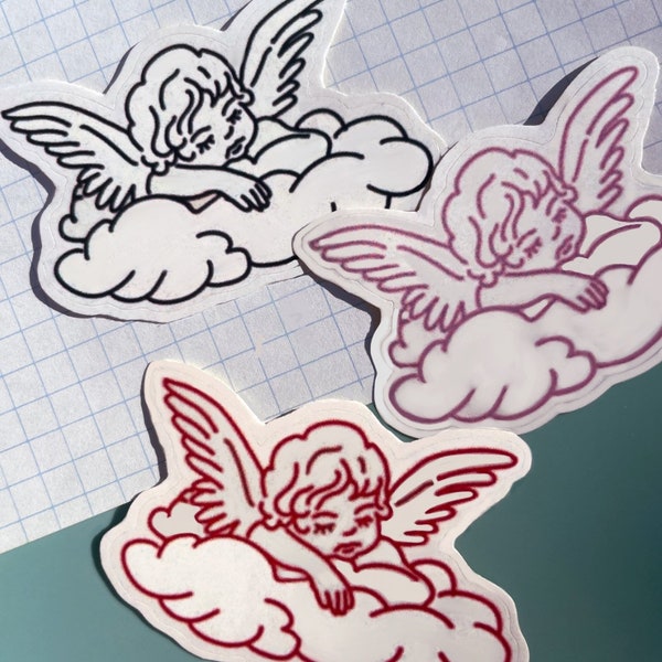 Angel Sticker - Etsy