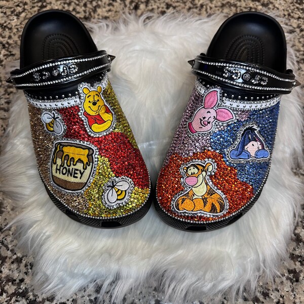Adult Winnie the Pooh Crocs - Etsy