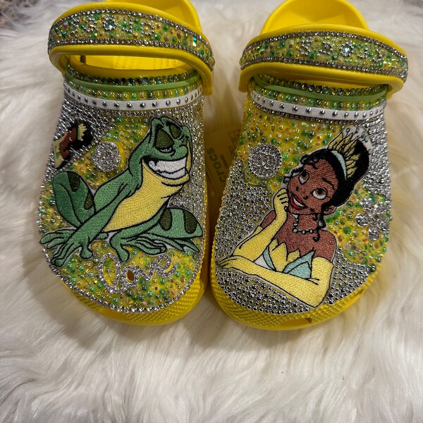 Princess and the Frog Crocs - Etsy