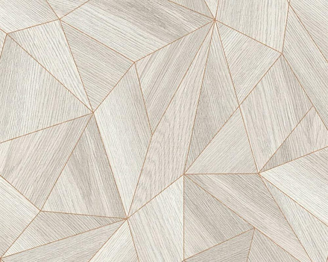 Concord Wallcoverings Textured Wallpaper Graphics Modern Wood Geometric ...