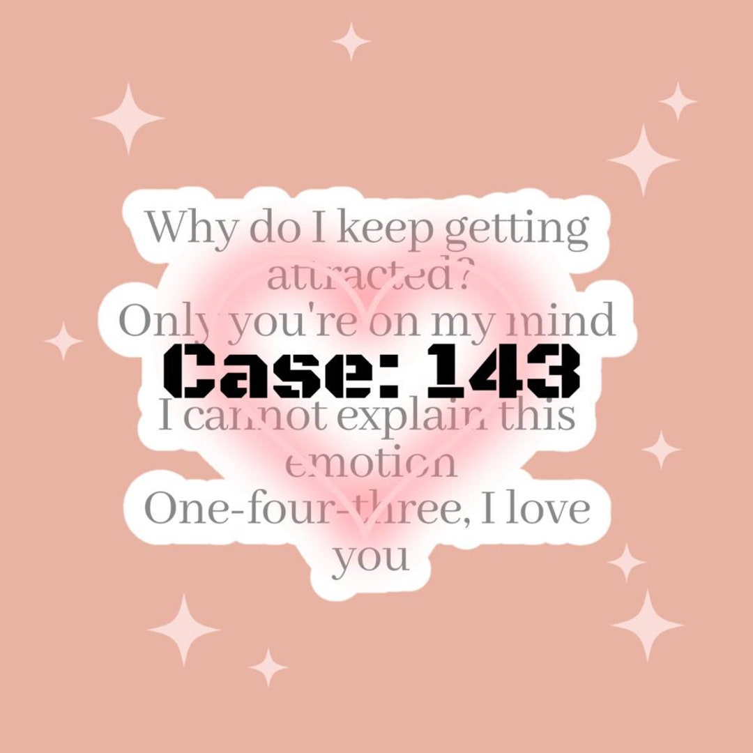 Case: 143 Maxident Stray Kids Sticker / Kpop / Matte Vinyl, Laminated ...