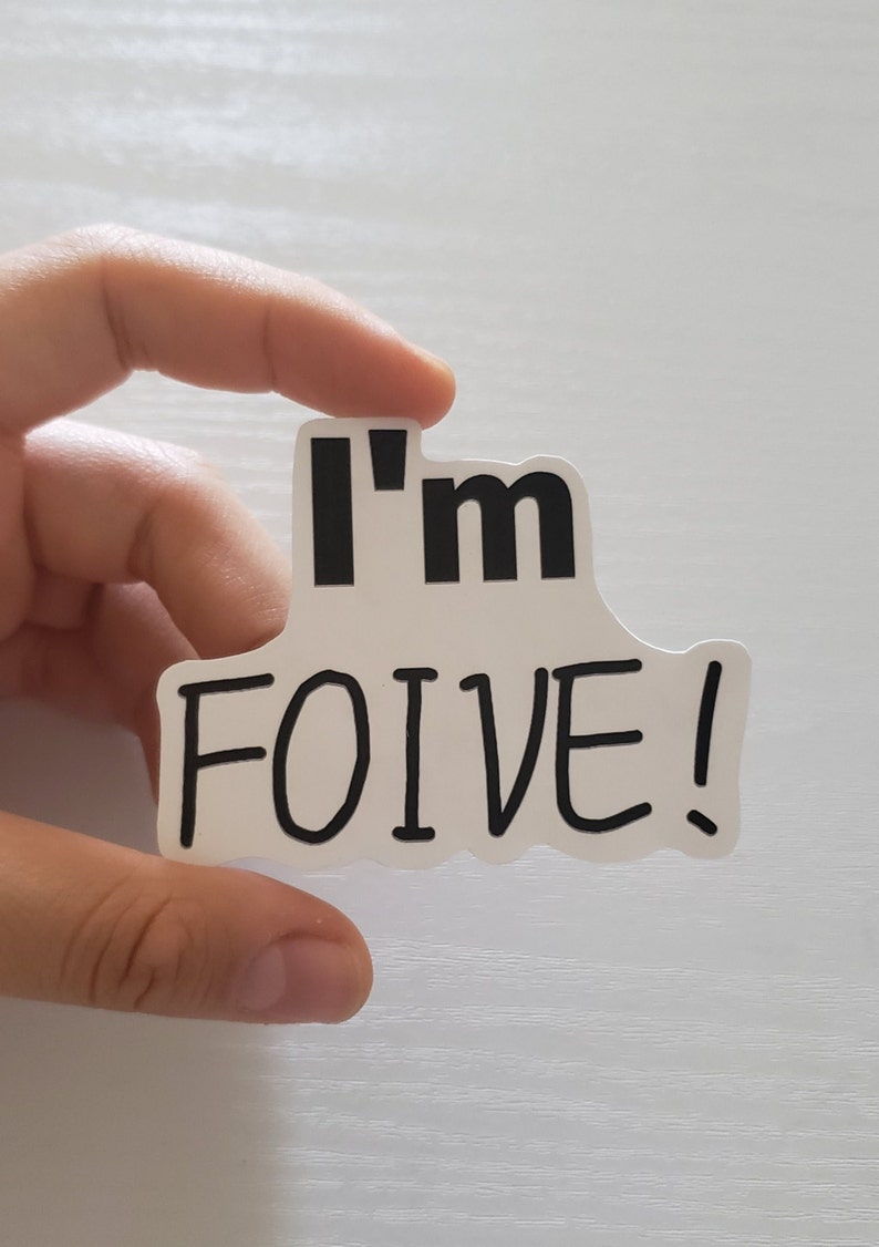 I'm Foive Bangchan Quote Sticker / Kpop / Matte Vinyl and - Etsy