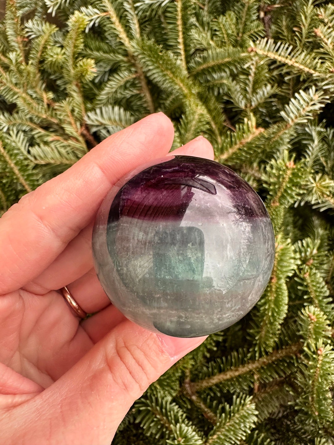 Watermelon Fluorite Sphere Rainbow Fluorite Green Fluorite Purple ...