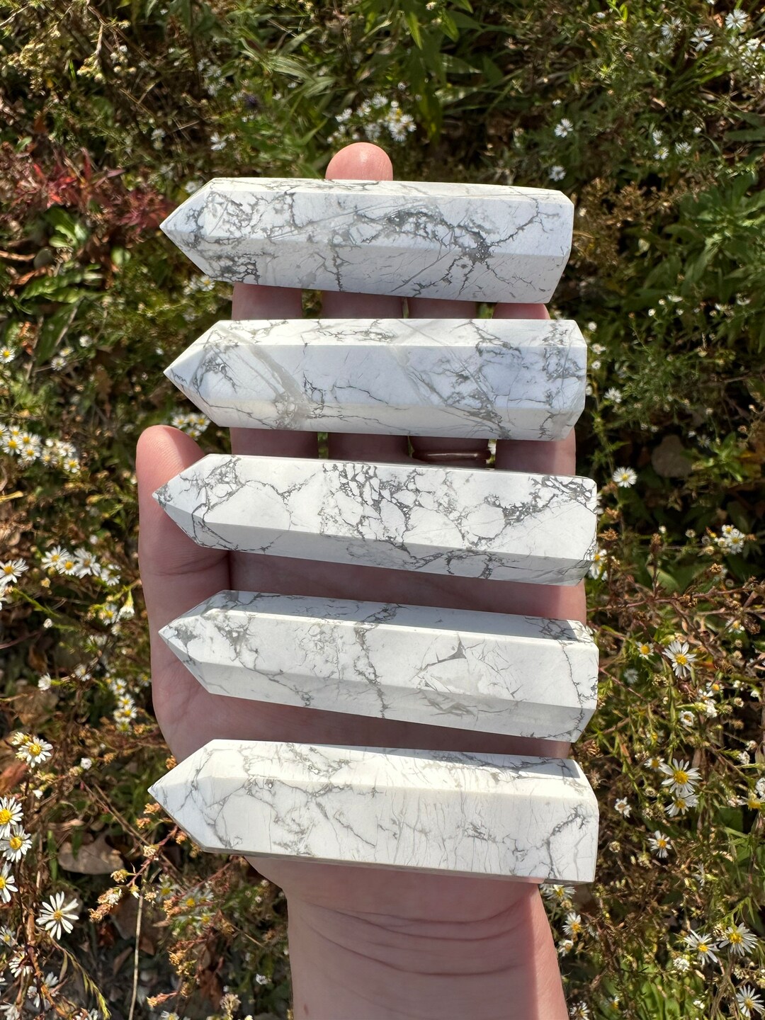 Howlite Tower | High Quality Howlite | Howlite Point | Choose Your Own ...