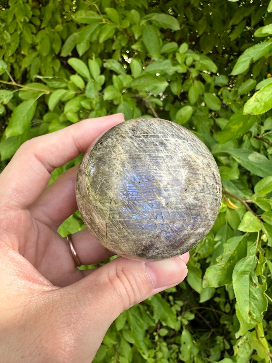 Black Moonstone Sphere | Moonstone Sphere | Sphere | Moonstone With ...