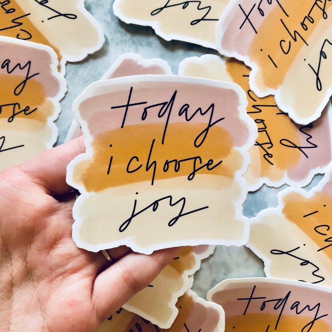 Sticker Quotes, Women Stocking Stuffer, Today I Choose Joy ...