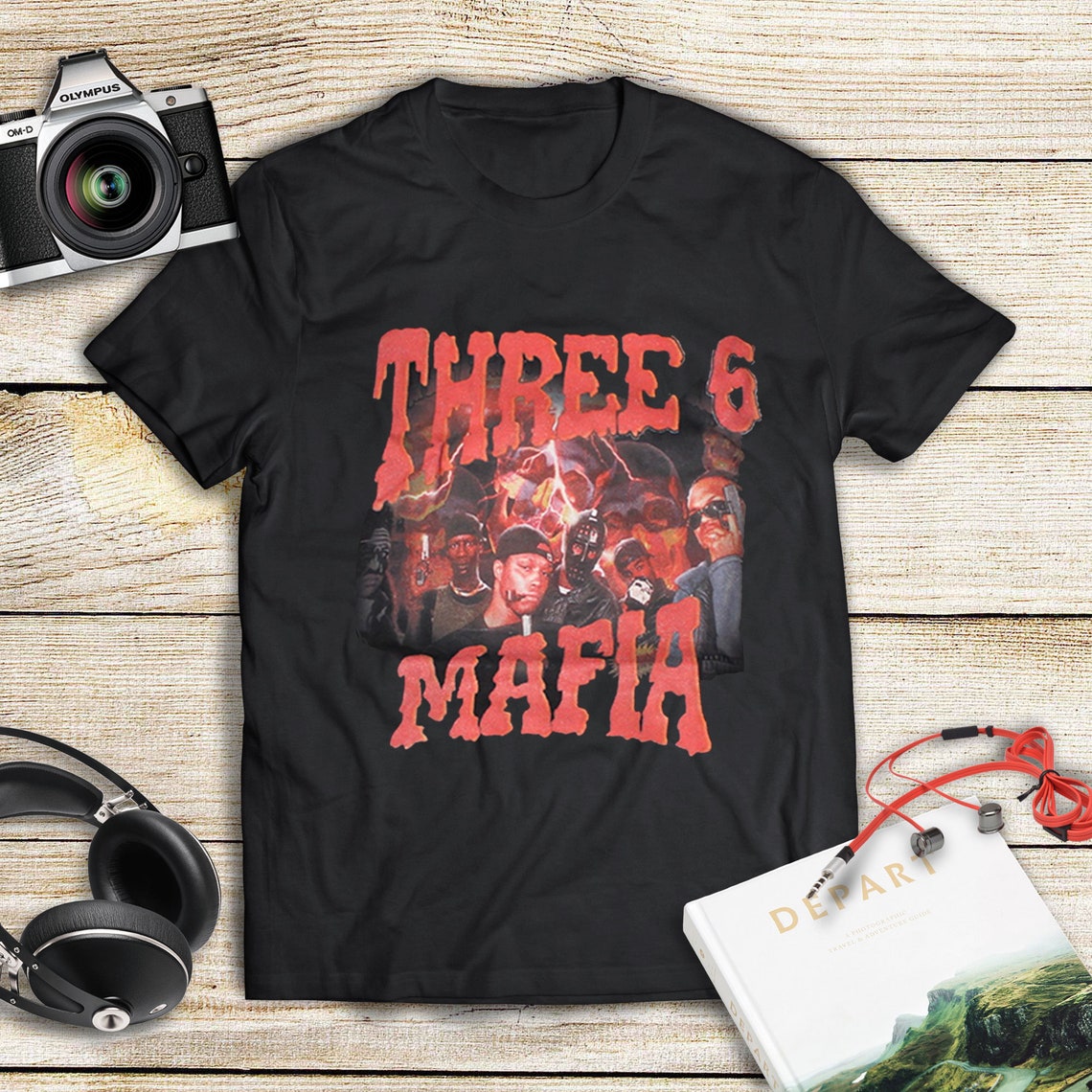 Three 6 Mafia Live By Yo Rep Album Shirt Hip Hop Band Etsy