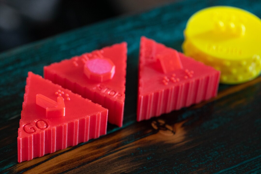 3D Universal Core Vocabulary Tactile Learning Blocks - SET OF 4 - Etsy