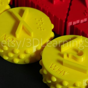 3D Universal Core Vocabulary Tactile Learning Blocks FULL | Etsy