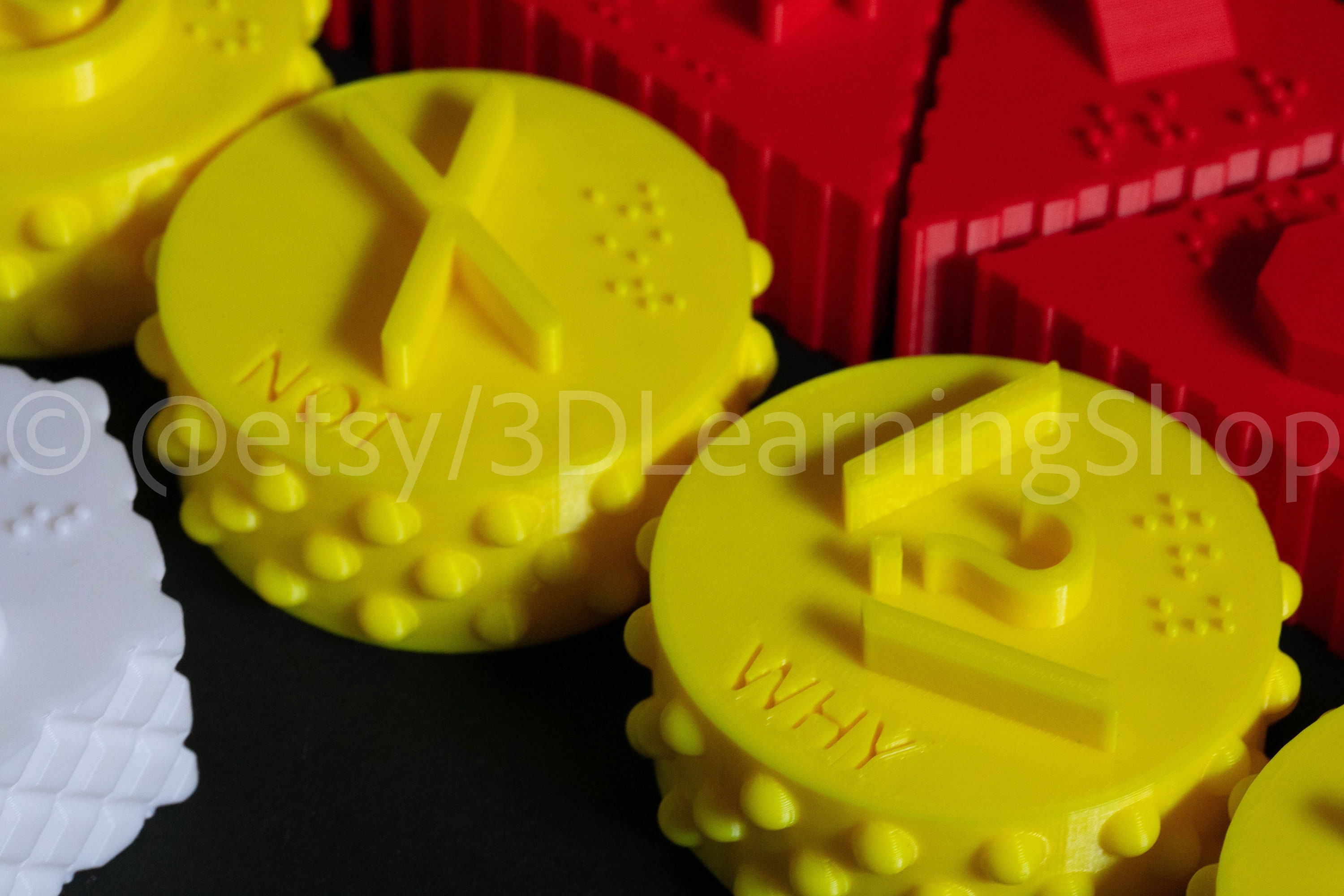 3D Universal Core Vocabulary Tactile Learning Blocks FULL SET - Etsy 日本