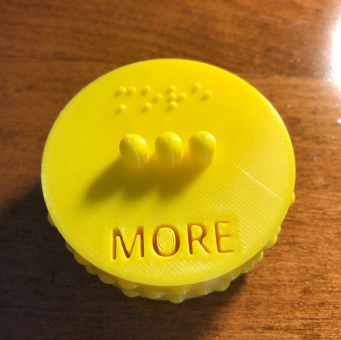 3D Universal Core Vocabulary Tactile Learning Blocks SET OF 4 - Etsy