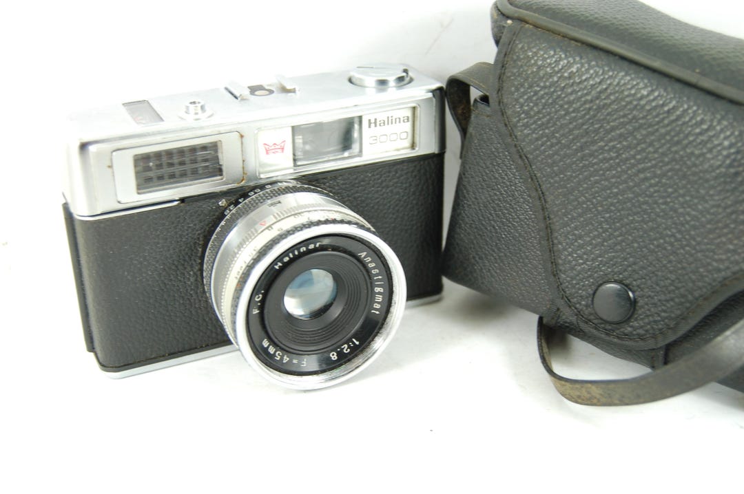 Halina 3000 Vintage Camera Circa 1970s Fully Working Old Antique Camera ...