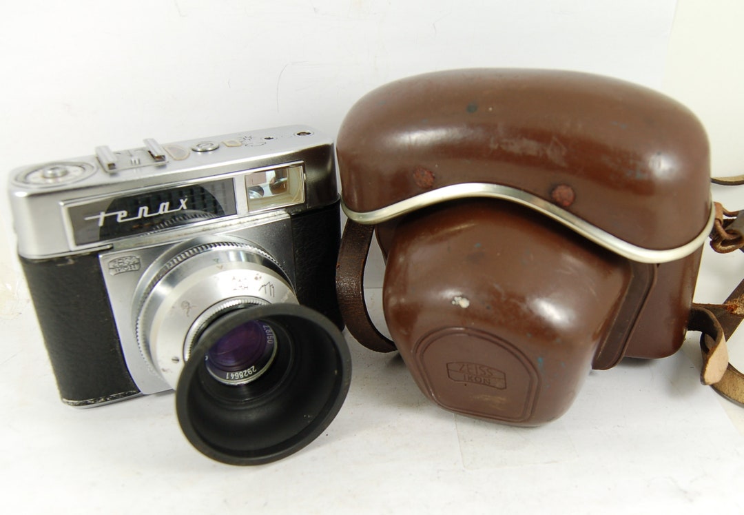Zeiss Ikon Tenax Vintage Camera Circa 1960s With Original Case - Etsy