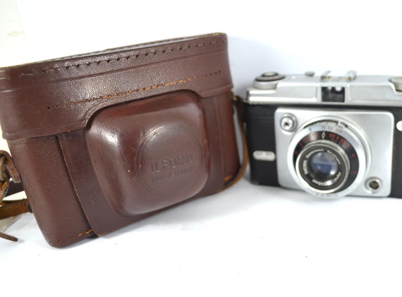 Ilford Sportsman Vintage Film Camera With Original Case - Fully Working ...