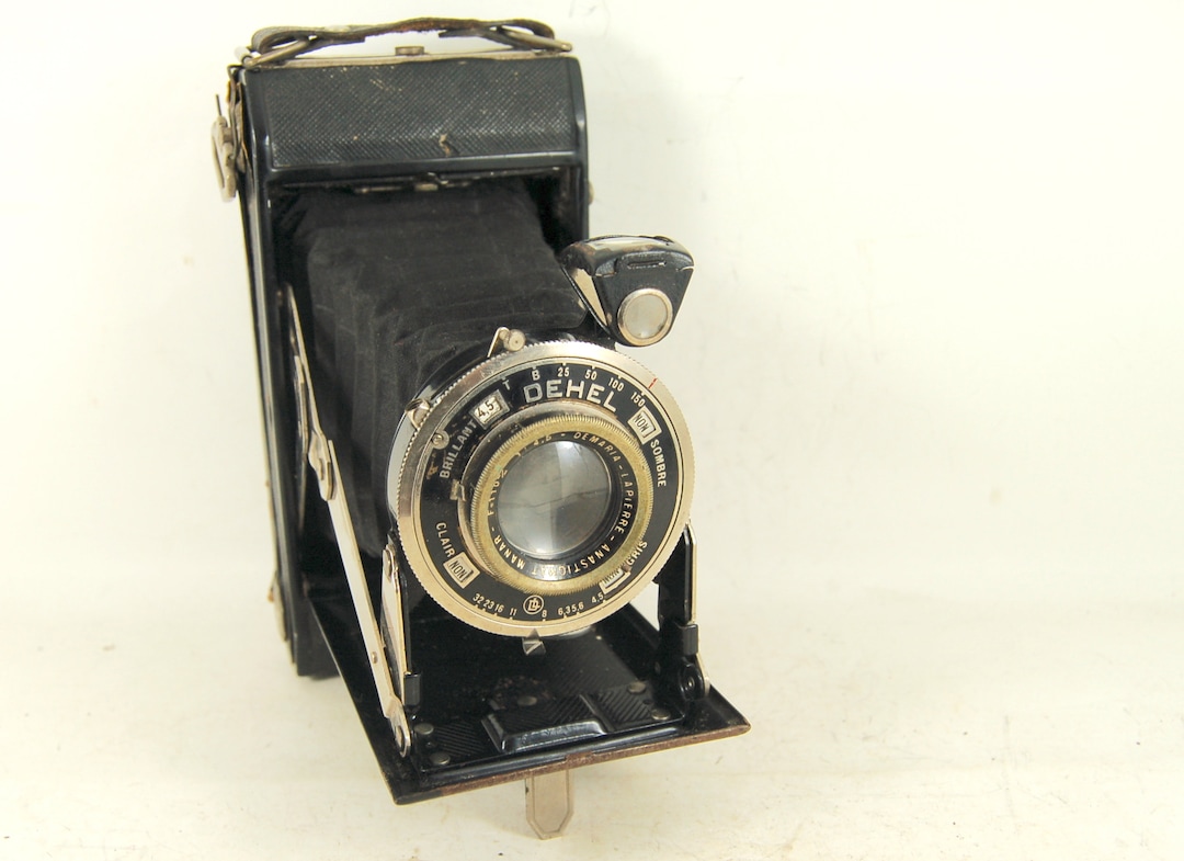 The Dehel Folding Vintage Camera - Made in France - Circa 1930s - Great ...