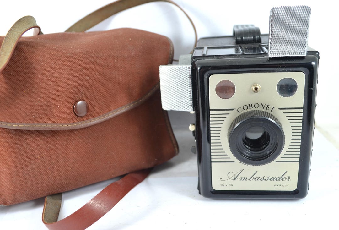 Very Rare Coronet Ambassador Box Camera Circa 1950s Fully Working Film ...