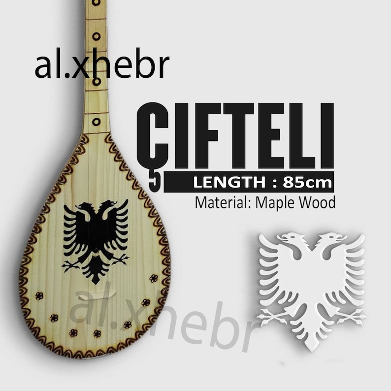Albanian Cifteli Traditional Musical Instrument Handmade - Etsy