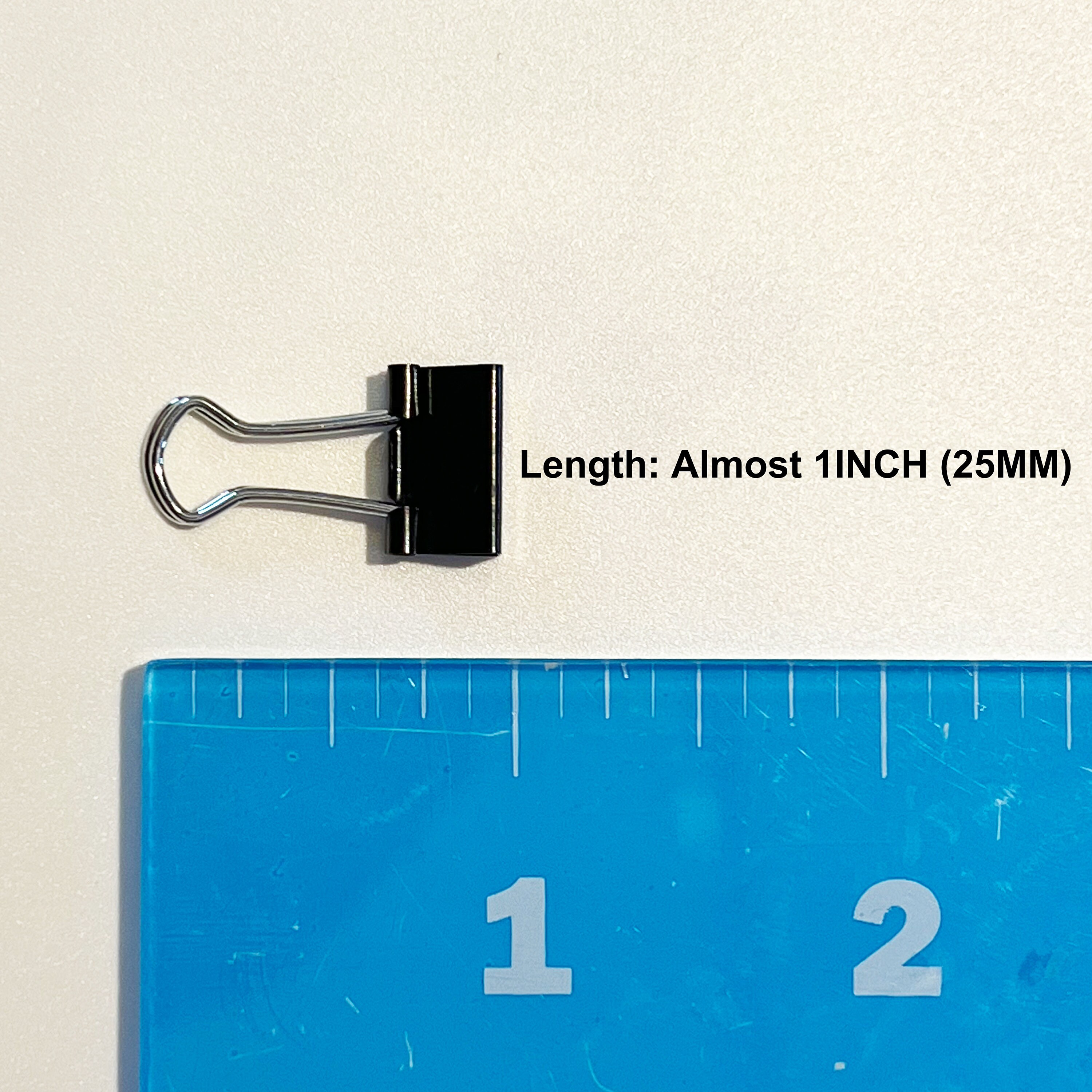 Micro Binder Clips, Horizontal Width 1/2INCH, Micro Metal Clamp, Colors ...