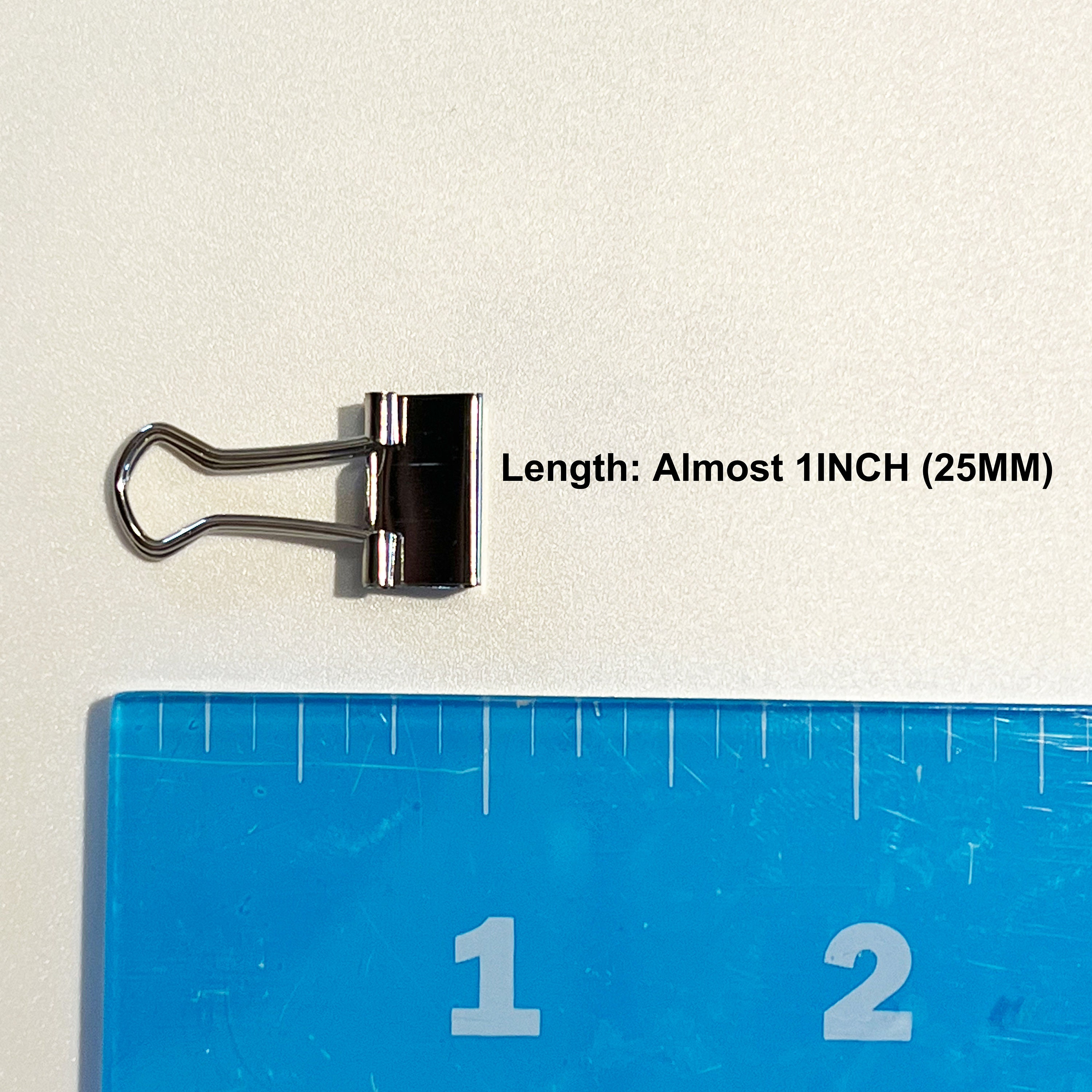 Micro Binder Clips, Horizontal Width 1/2INCH, Micro Metal Clamp, Colors ...