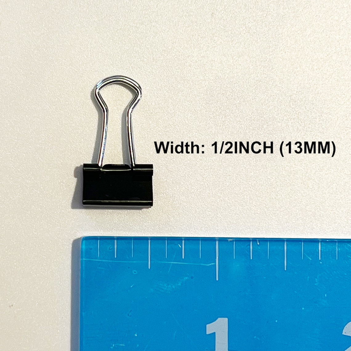 Micro Binder Clips, Horizontal Width 1/2INCH, Micro Metal Clamp, Colors ...