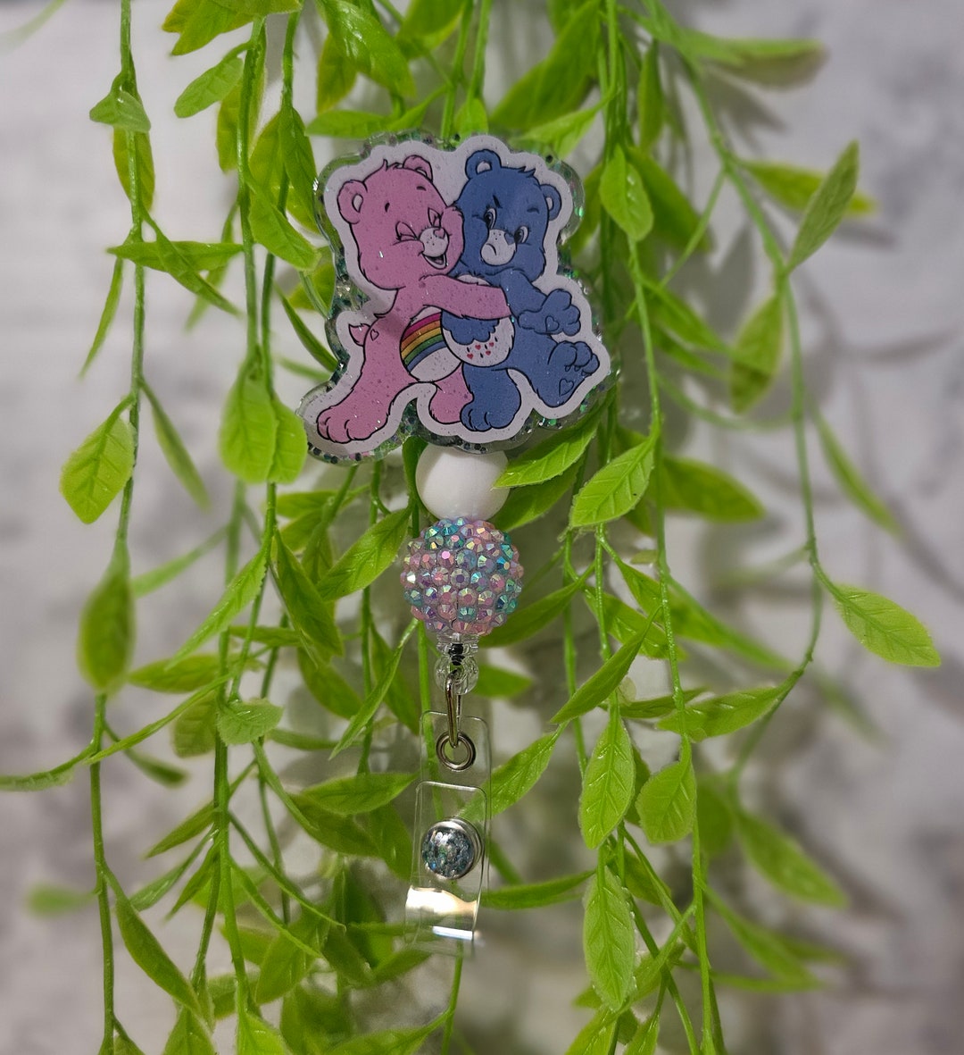 Grumpy Bear and Togetherness Bear Badge Reel - Etsy
