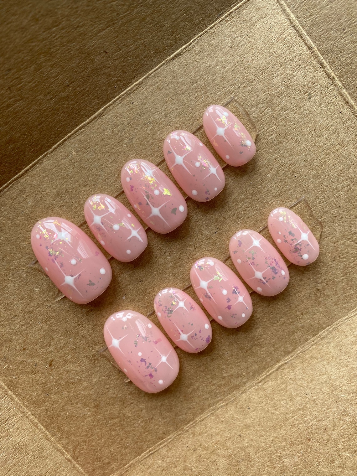 White Star Custom Press on Nails - Etsy UK