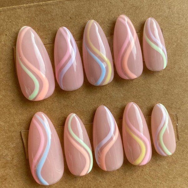 Baseball Nails - Etsy