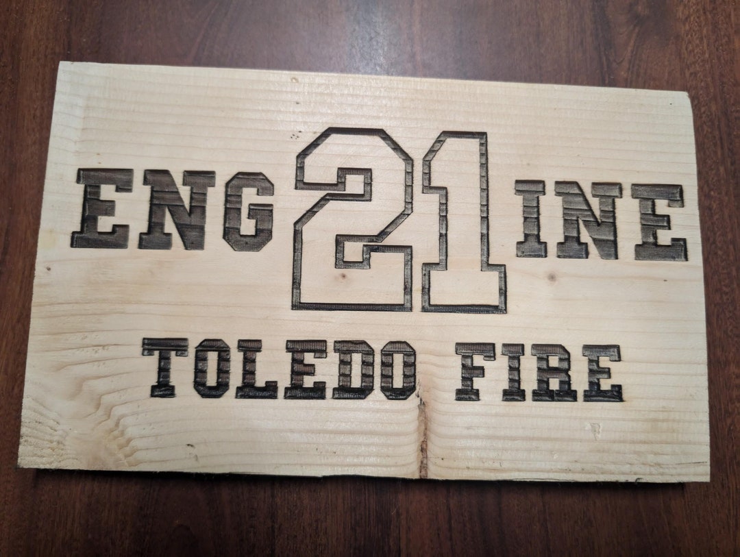 CUSTOM Wood Laser Engraved Nameplate, CUSTOM Patch/logo Available, Gear ...