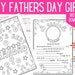 PRINTABLE Coloring Card for Daddy. Color in Father's Day Card or ...
