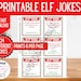 24 Printable Elf Jokes | Printable Elf Props- Elf Notes - DIY Christmas ...