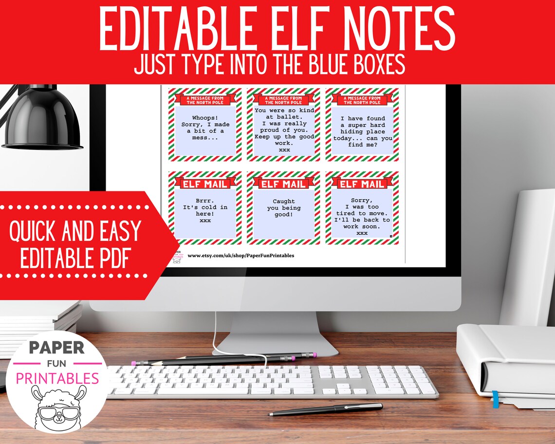 Elf Letter Bundle Elf Arrival Letter Elf Goodbye Letter and - Etsy