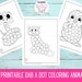 Dot Marker Coloring Page Animal Dab a Dot Dot Marker - Etsy