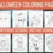 50 Spooky Halloween Coloring Pages, Printable Halloween Coloring for ...