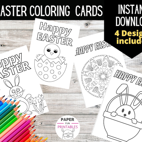 Diy Easter Card - Etsy