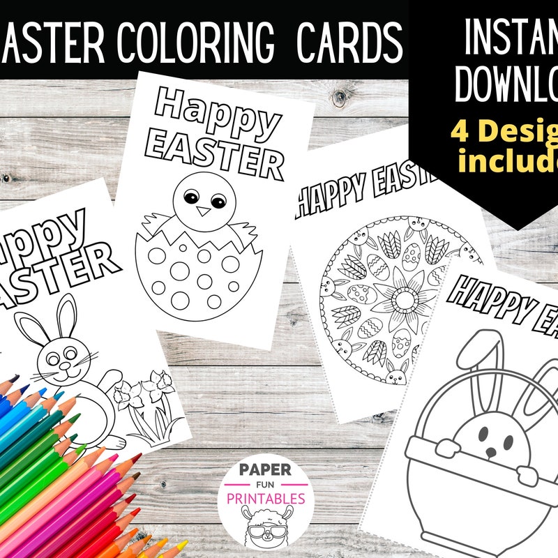 Diy Easter Card - Etsy