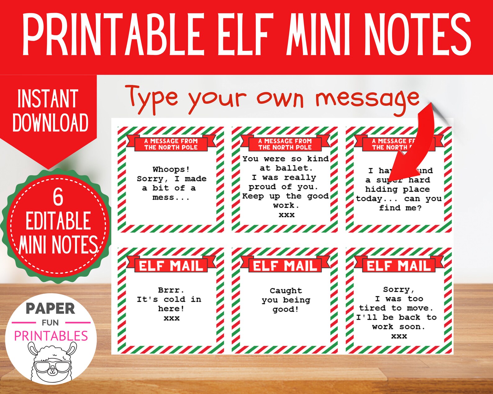 Elf Letter Bundle- Elf Arrival Letter, Elf Goodbye Letter and Editable ...