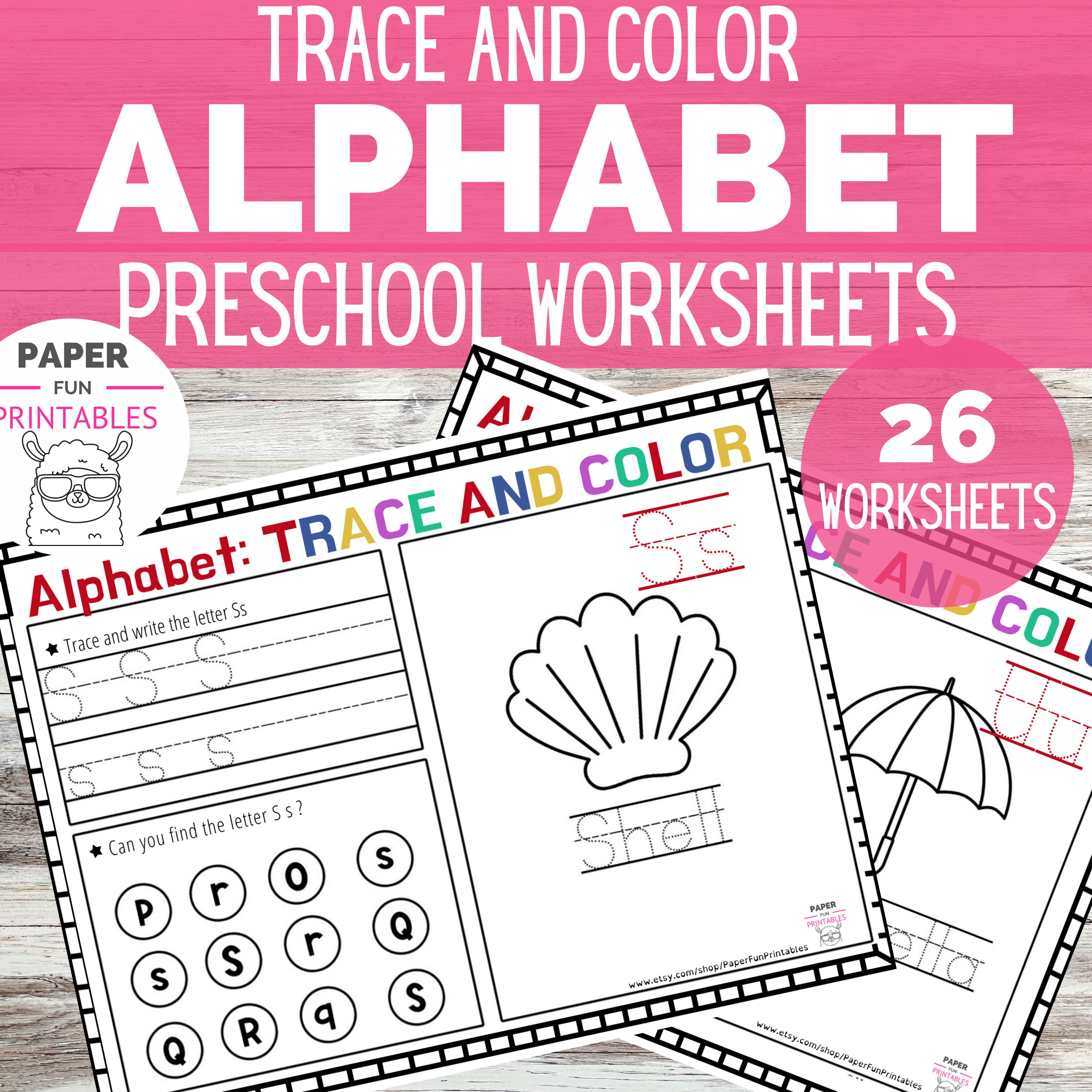Preschool Worksheet Toddler Worksheet ABC Preschool Curriculum Trace ...