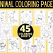 Animal Coloring Pages : 45 Animals to Color | Printable Coloring Sheets ...