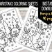 PRINTABLE Christmas Coloring Sheets. 40 Pages Value Pack DIGITAL ...