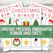 Christmas Bingo Preschool Kindergarten Christmas Games DIGITAL DOWNLOAD ...