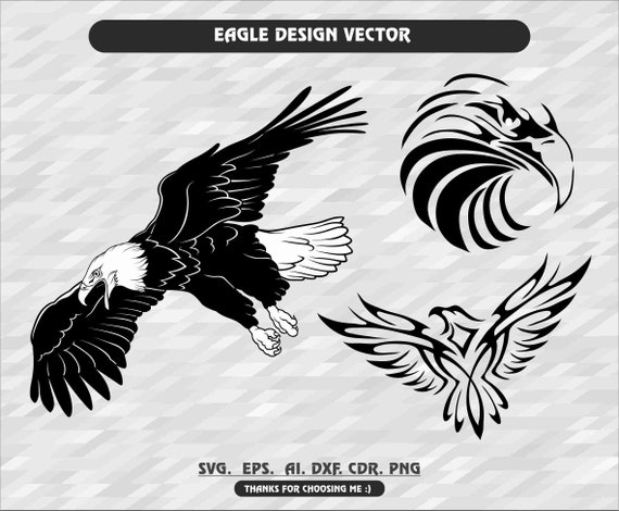 Eagle SVG Vector Instant Download. - Etsy