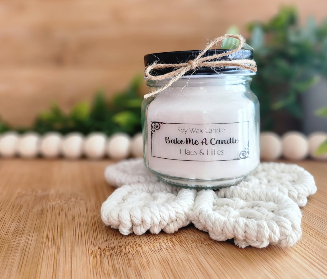 Lilacs & Lilies, Hand-poured Soy Wax Candle - Etsy