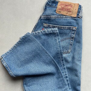 W29 Vintage Levi's 501 Blue Denim 90s Jeans - Made in Spain - Etsy