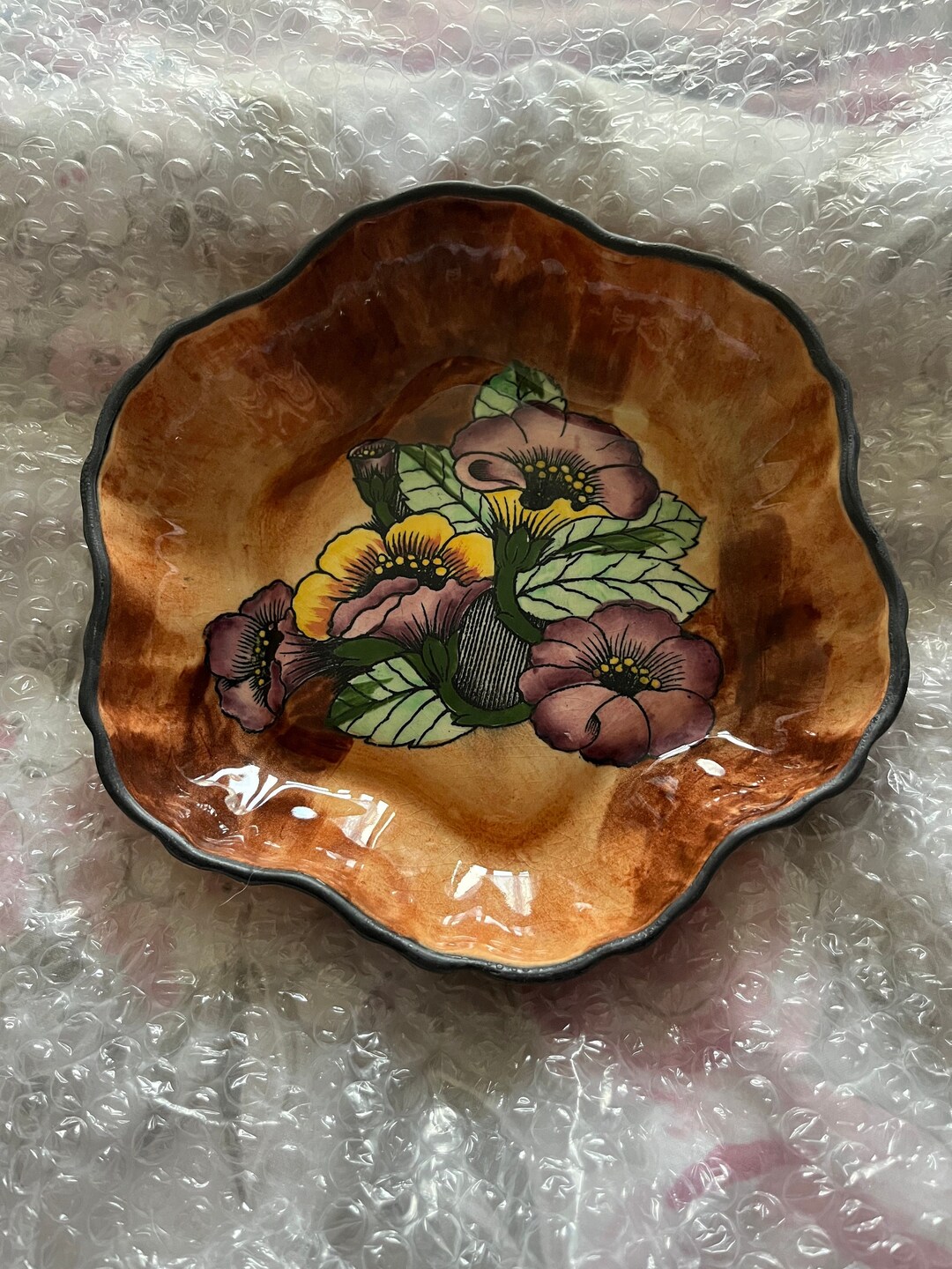 Very Rare H & K Tunstall, R Grocott Signed Hand Painted Fantasy Display ...