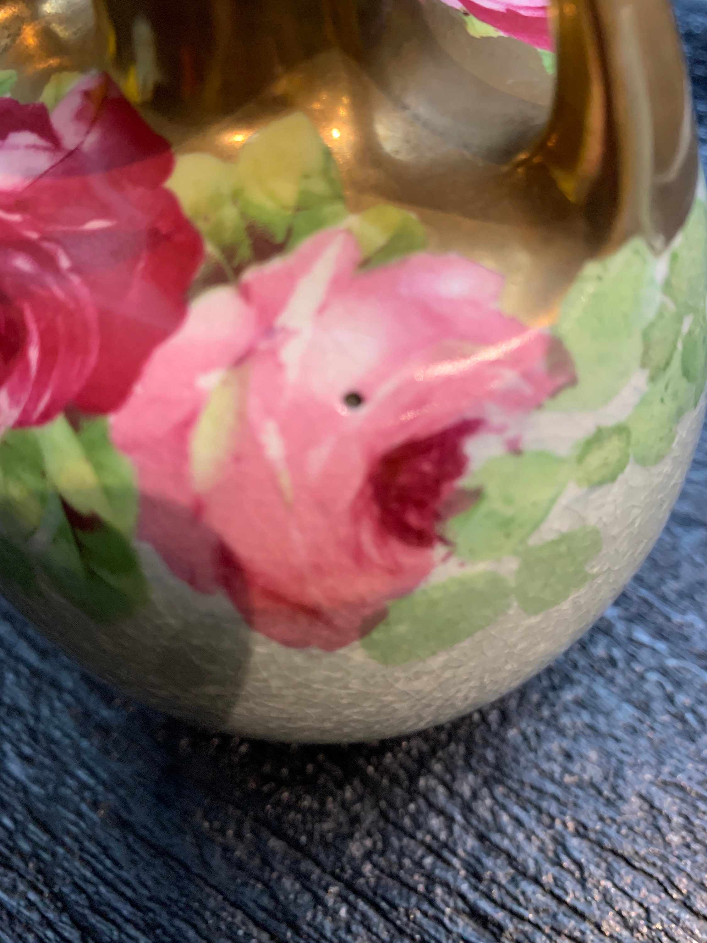Antique 11cm Austrian Amphora Pottery Porcelain Vase. Numbered and and ...
