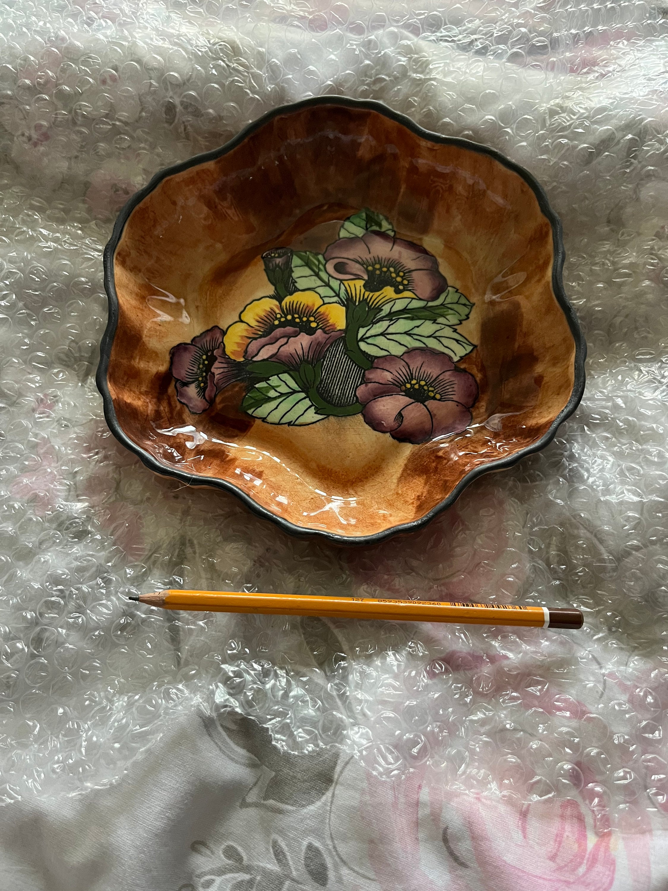 Very Rare H & K Tunstall, R Grocott Signed Hand Painted Fantasy Display ...