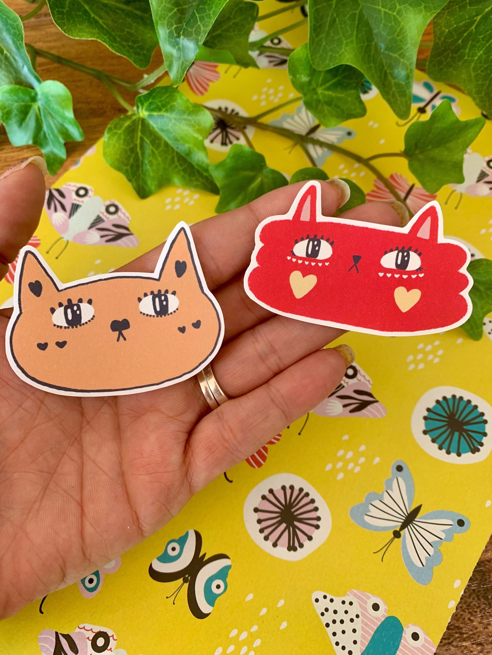 Süßes Katzen Sticker Pack illustrierte Katzen Sticker für | Etsy