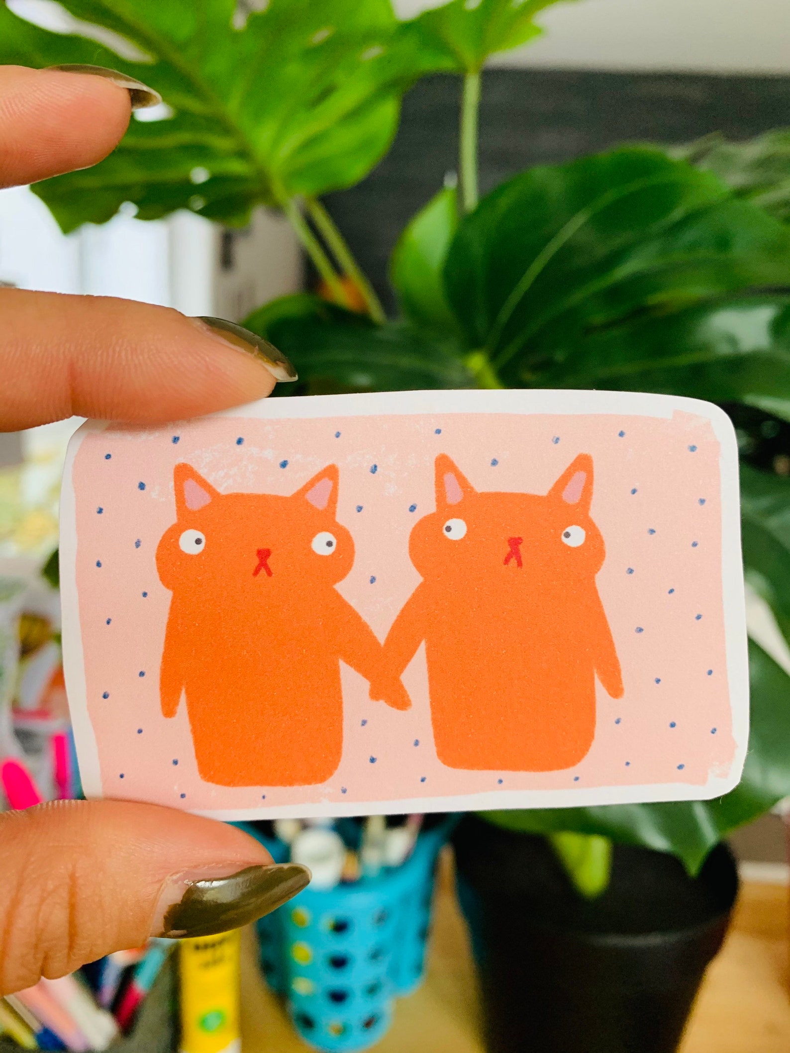 Cat Sticker Pack Kitty Stickers For Planner Agenda Journal Etsy