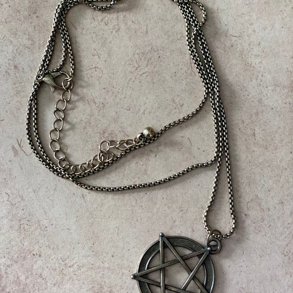 Pentagram Necklace - Etsy