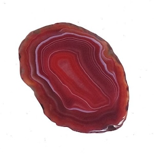 Top Quality Agate Red Slice Loose Gem Stone Handmade Crystal Minerals ...
